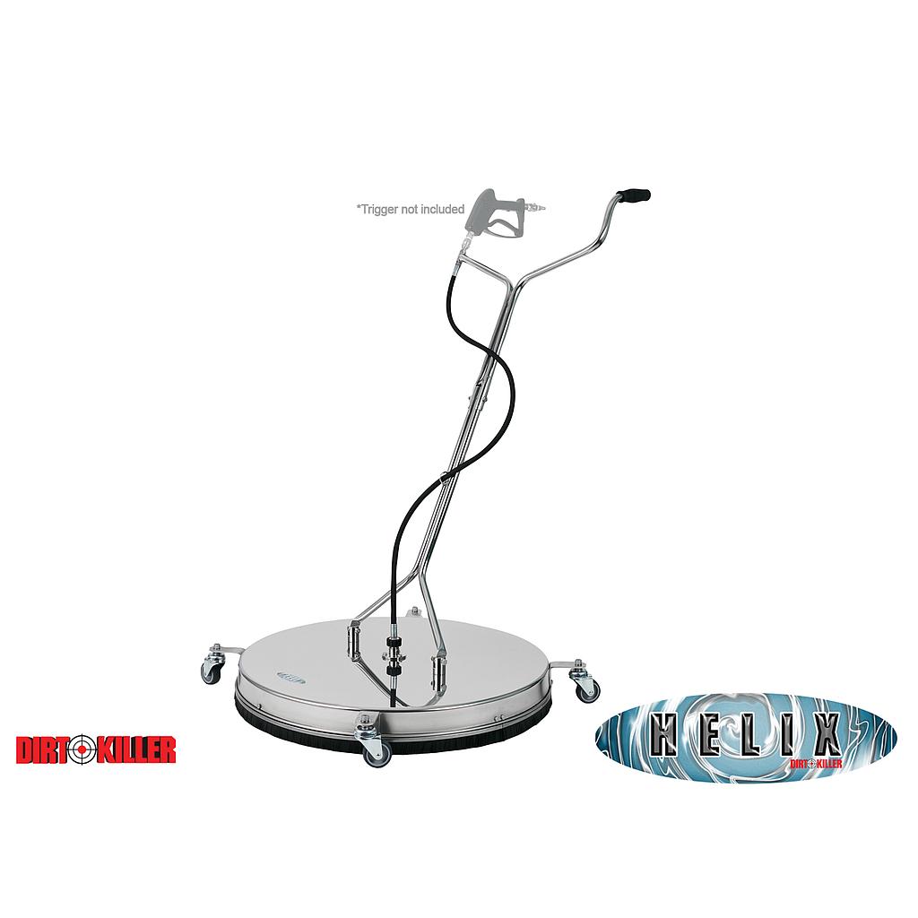 DK Helix Flat Surface Cleaner 30" Diameter Stainless Steel | Dirt ...